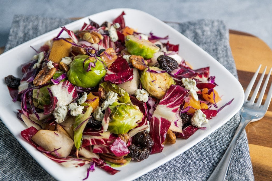 Fall Harvest Seasonal Salad with Apple Butter Vinaigrette — Melissas ...