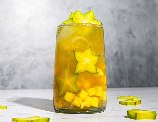 Golden Starfruit Boba Mocktail — Melissas Produce