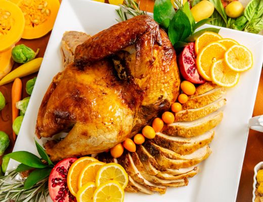 Oaxaca Brined Roasted Turkey with Italian Herb Polenta Stuffing ...