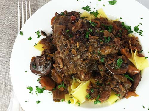 Basque Style Braised Lamb Shanks with Rosemary and Red Wine — Melissas ...