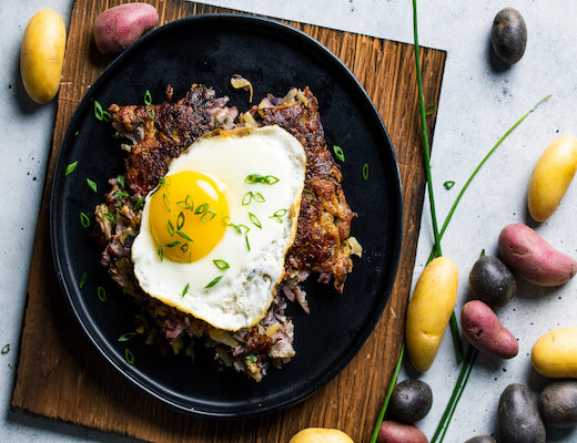 Fingerling Potato Medley Griddled Hash Browns — Melissas Produce