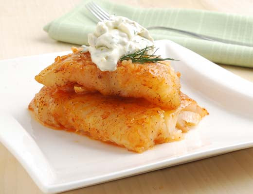 Pan Seared White Fish with Hatch Dill Aioli — Melissas Produce