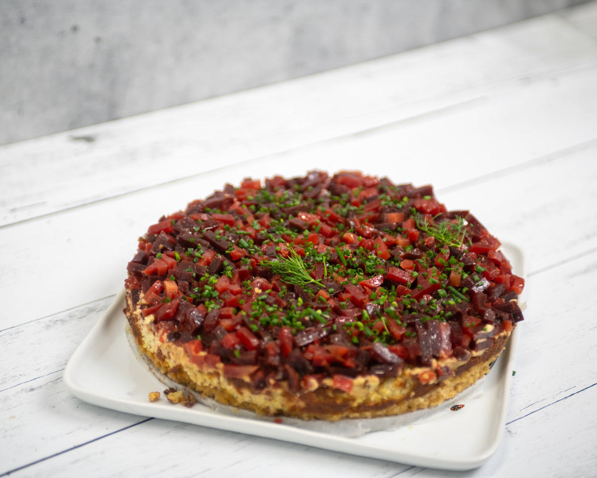 Savory Cheesecake with Marinated Beets & Finger Lime Caviar — Melissas ...