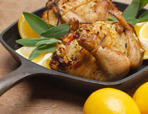 Stuffed Rock Cornish Game Hens — Melissas Produce