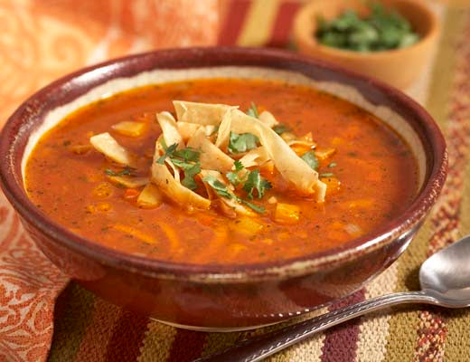 Vegetable Tortilla Soup with Guajillo Peppers — Melissas Produce