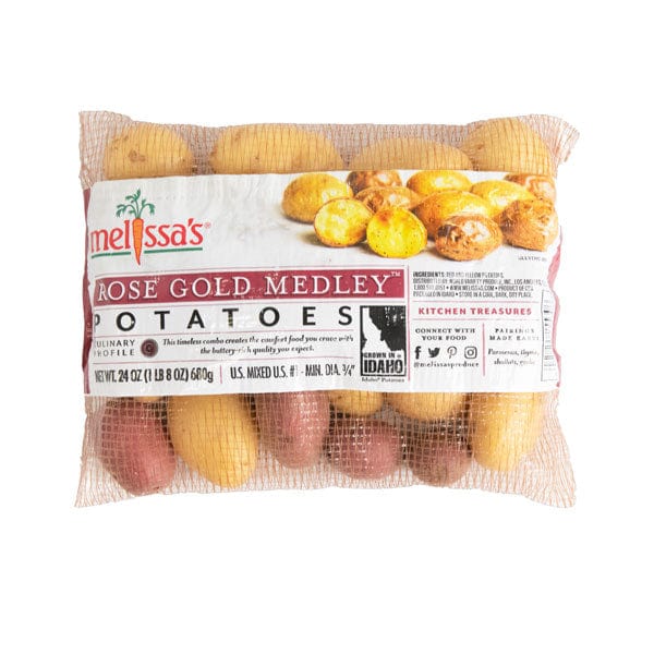 Rose Gold Medley™ Potatoes (aka Crimson & Gold Potatoes) — Melissas Produce