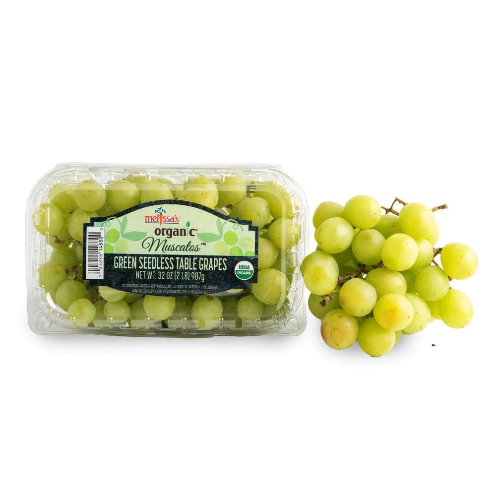 Organic Green Muscato Grapes — Melissas Produce