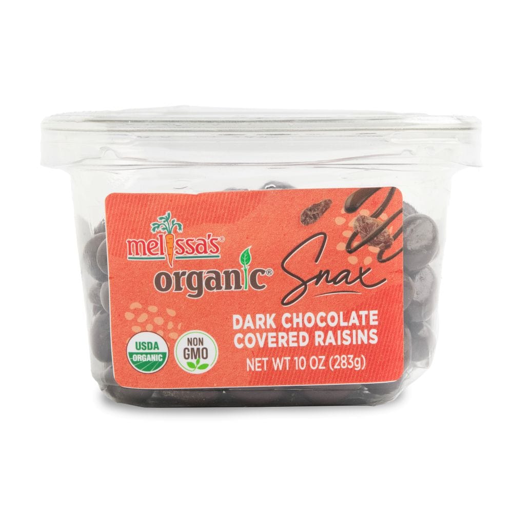 Organic Snax™ Dark Chocolate Covered Raisins — Melissas Produce