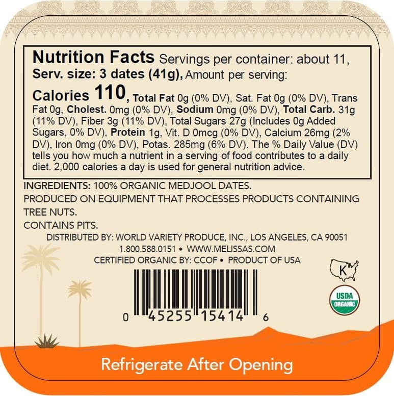 Organic Medjool Dates — Melissas Produce