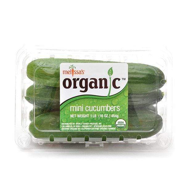 Organic Mini Cucumbers — Melissas Produce